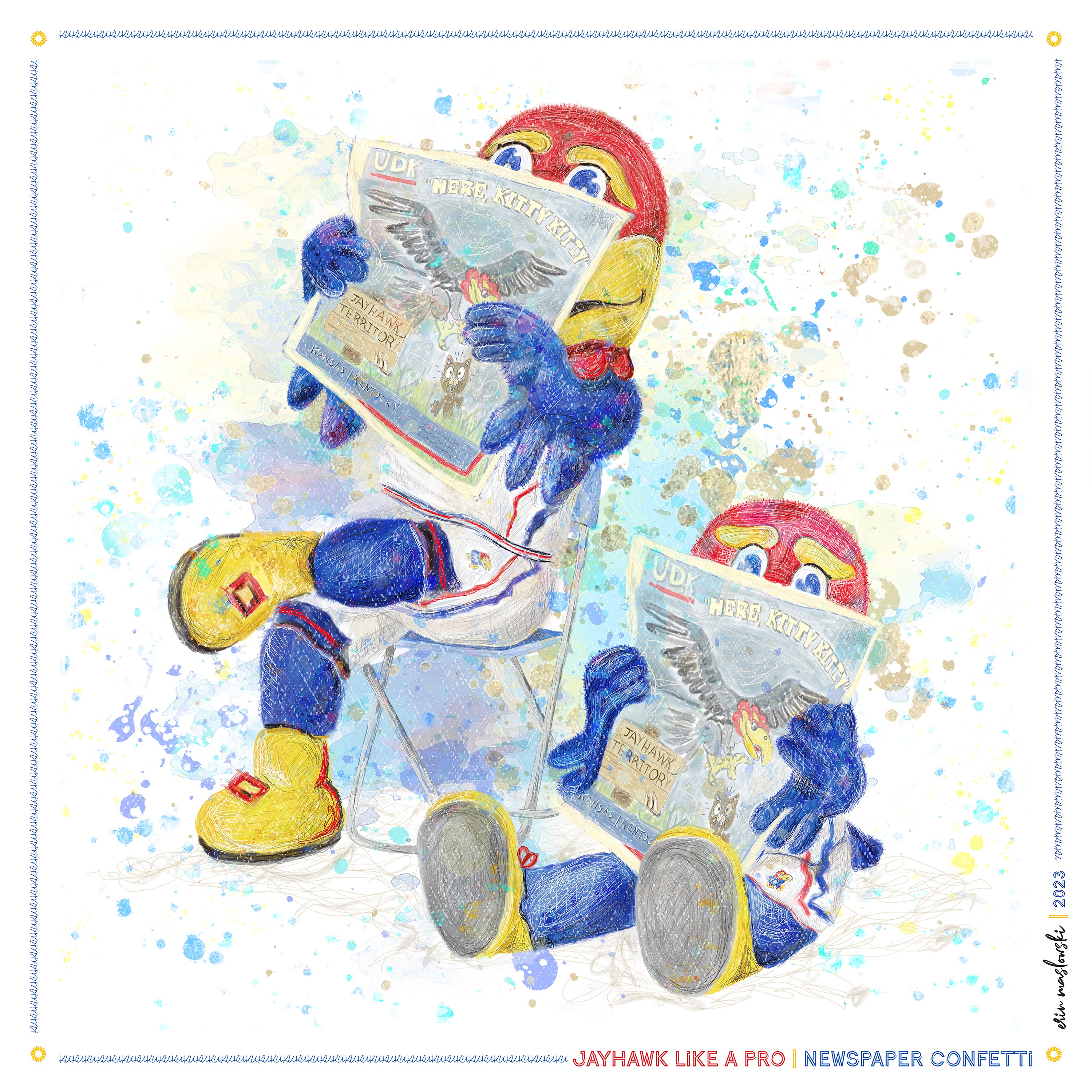 Kansas Jayhawk Art – MaslowDesignCo